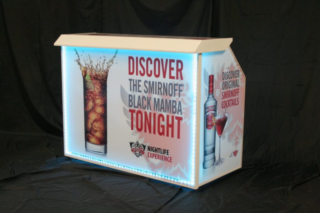 In the Spotlight: Portable LED Bars - The Portable Bar Company