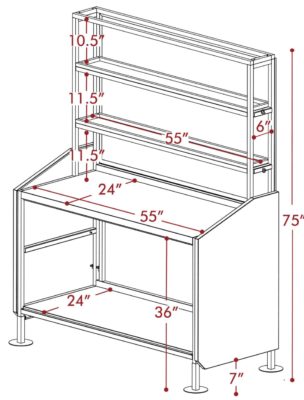 Stainless Steel Modular Back Bar | The Portable Bar Company