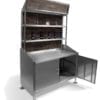 Large Modular Back Bar | All Stainless Steel | The Portable Bar Company