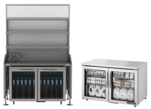 Large Modular Back Bar | All Stainless Steel | The Portable Bar Company