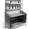 Large Modular Back Bar | All Stainless Steel | The Portable Bar Company