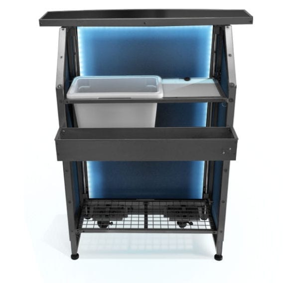 Rustic Compact Portable Bar | Mobile Bars Online | Portable Bar Company