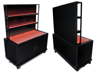 Fold & Roll Back Bar - PortableBarCompany