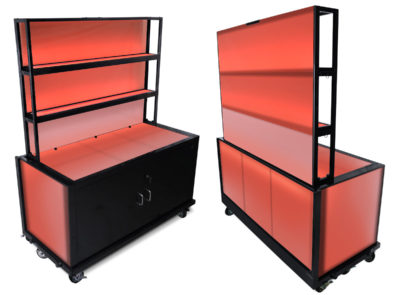 Fold & Roll Back Bar - PortableBarCompany