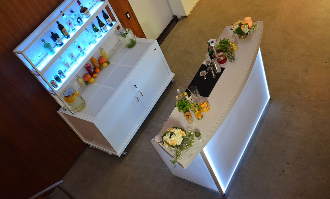 The Portable Bar Company - Fold & Roll Back Bar