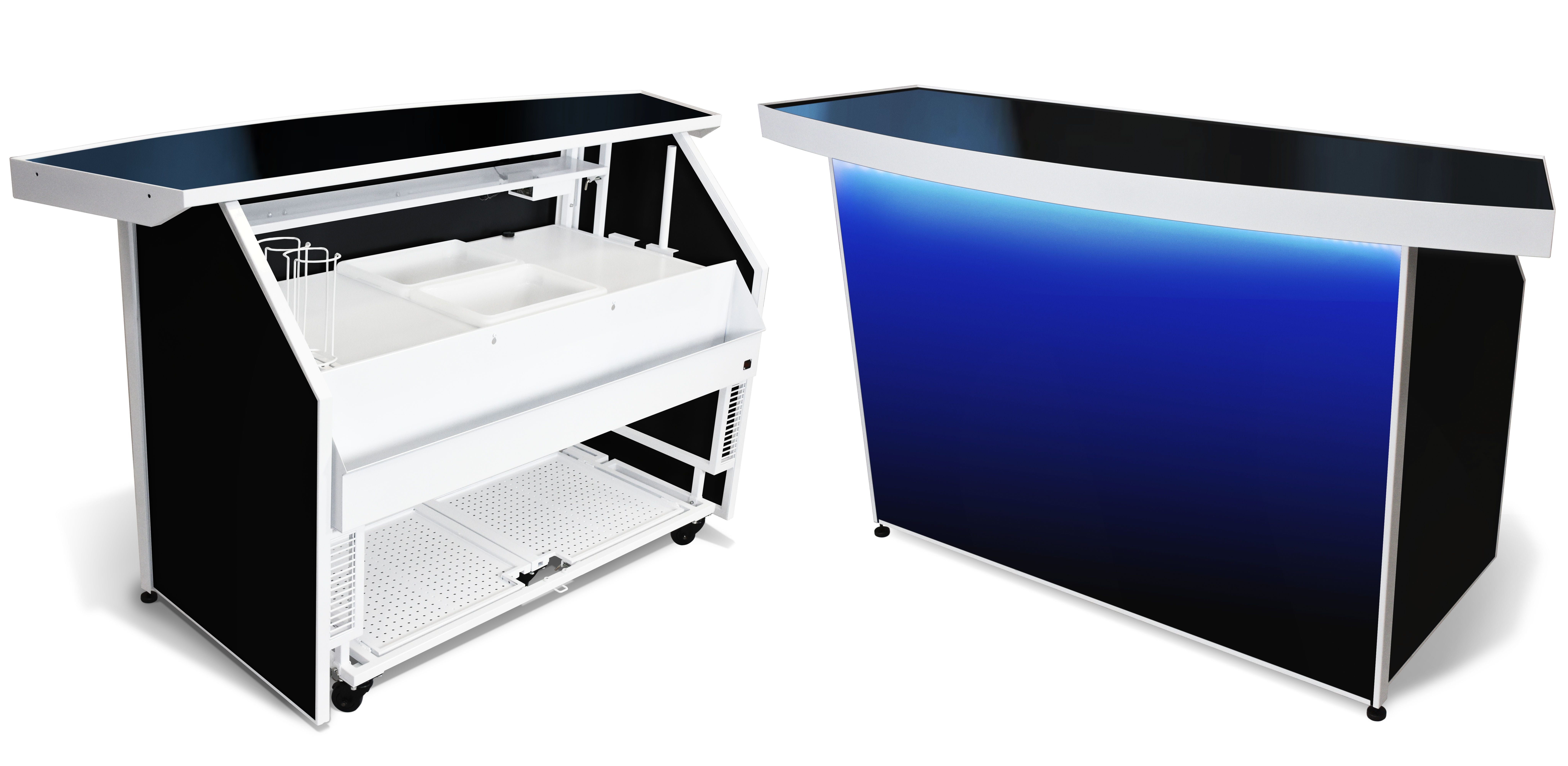 Curved Counter Professional Bar | Portable Bar Company