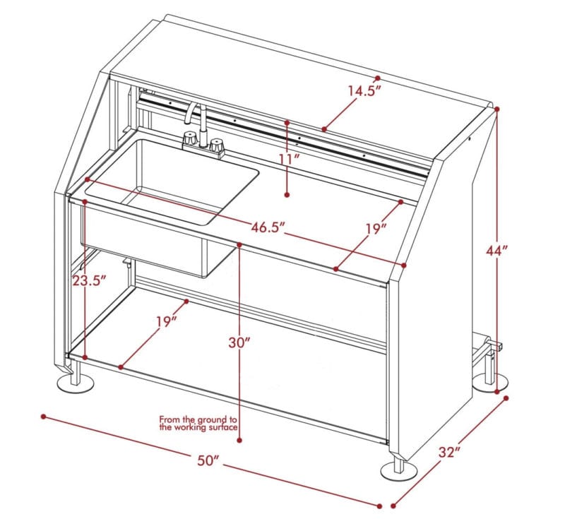 The Portable Bar Company - Hand-Washing Station The Portable Bar Company - Hand-Washing Station