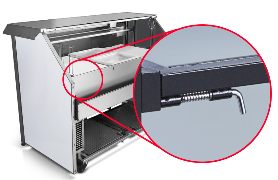 The Portable Bar Company - Spring Latch with Bracket for Professional Bars